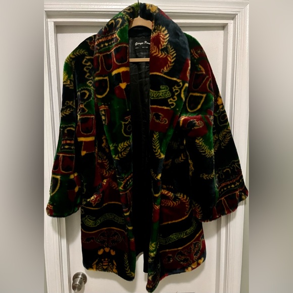 Vintage | Jackets & Coats | Vintage Giorgio Parnucci Faux Fur Coat ...